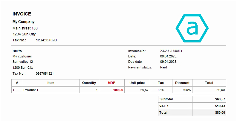 Using maximum retail price – Aronium Help Center