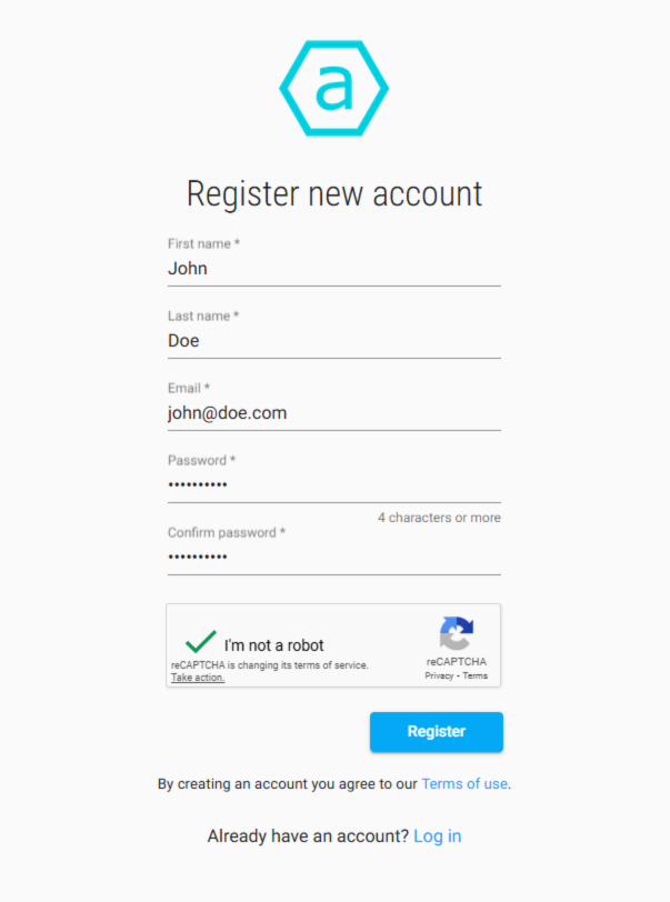 Register account – Aronium Help Center