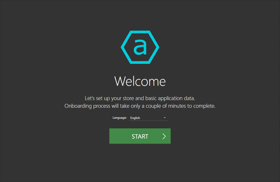 Starting application – Aronium Help Center