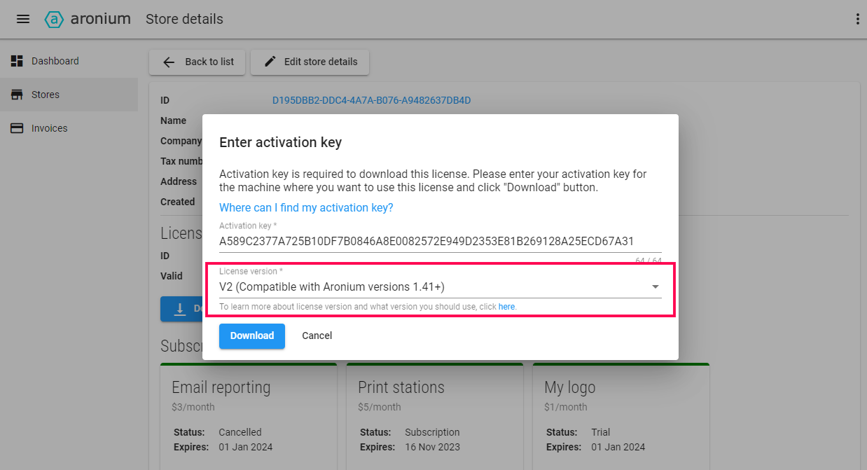 cannot Log in Aronium Pro Network – Aronium Help Center