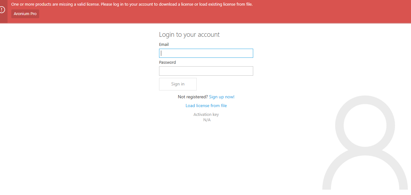 cannot Log in Aronium Pro Network – Aronium Help Center