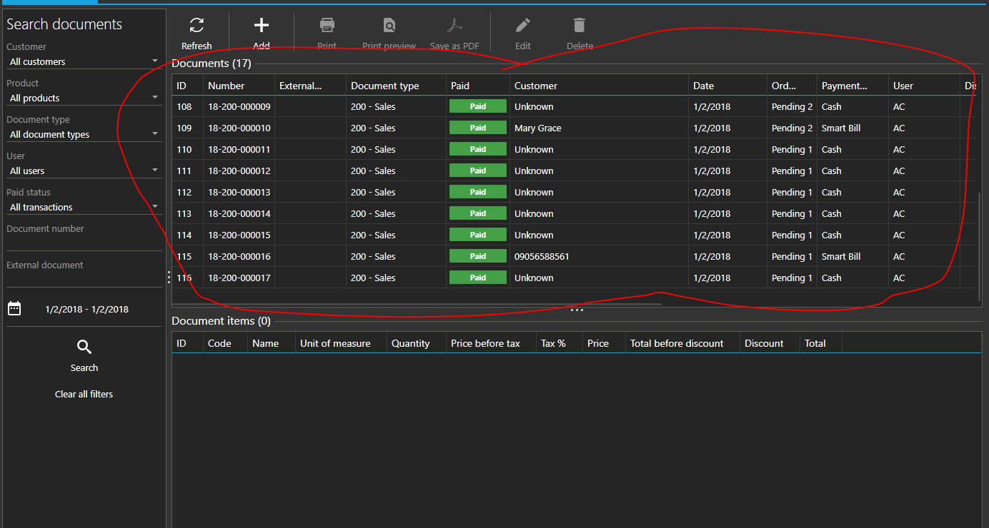 Report Printing – Aronium Help Center